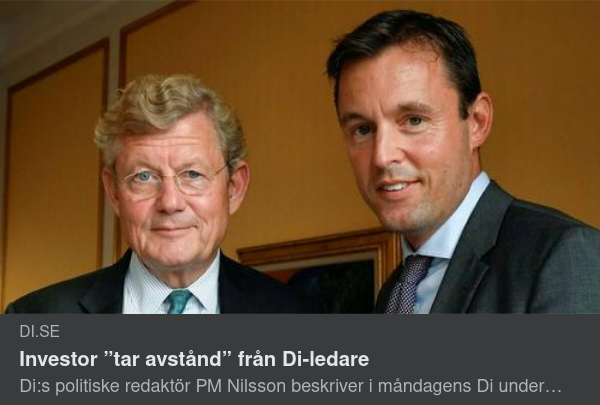 DI:s Politiske Redaktör & Wallenberg - Carl Norberg - Palanthir