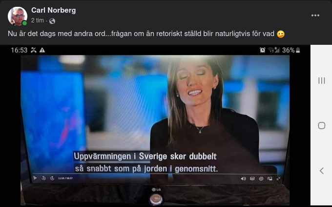 Dubbelt Så Snabb Svensk Uppvärmning - Carl Norberg - Palanthir