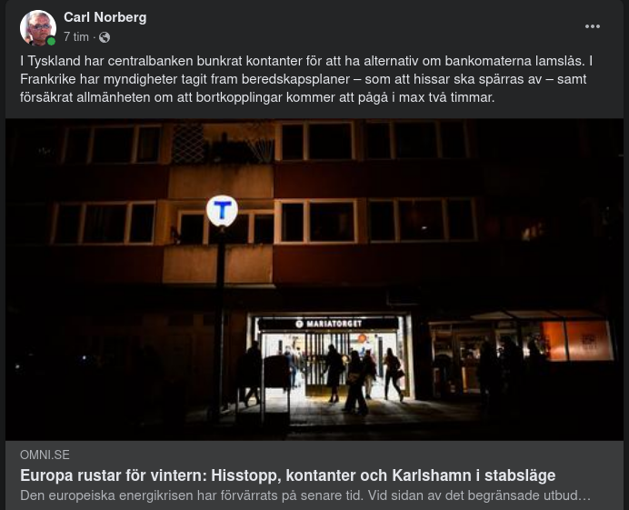 Vinterrustande Europa - Carl Norberg - Palanthir