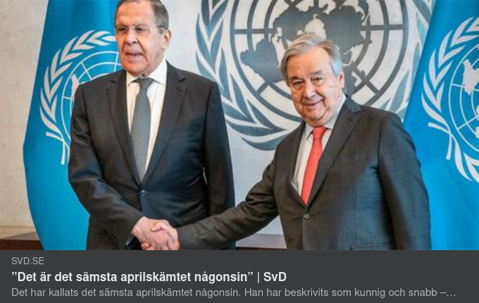 Surt Om Lavrov I SvD - Carl Norberg - Palanthir Surt Om Lavrov I SvD - Carl Norberg - Palanthir