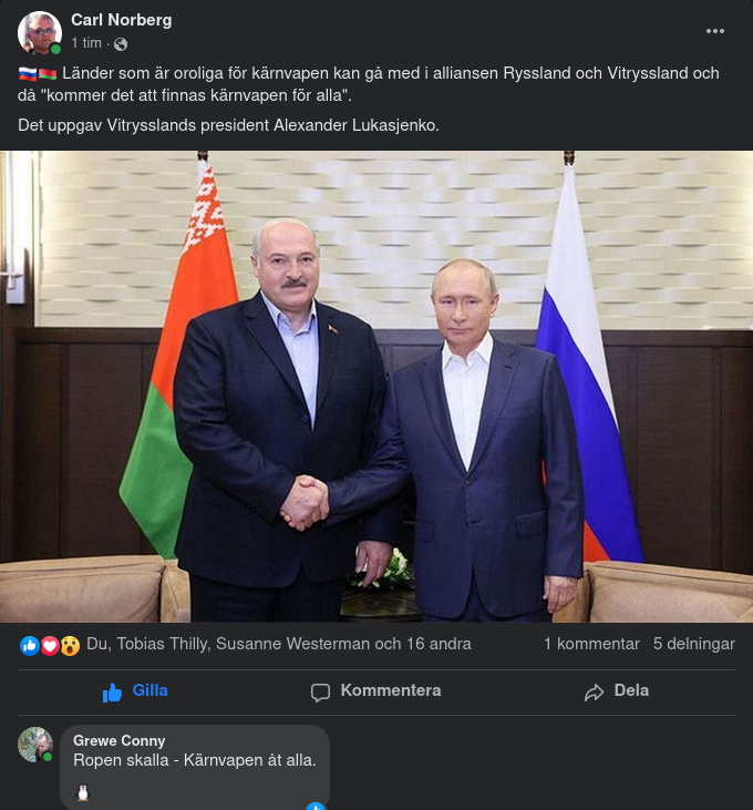 Kärnvapen För Alla - Carl Norberg - Palanthir