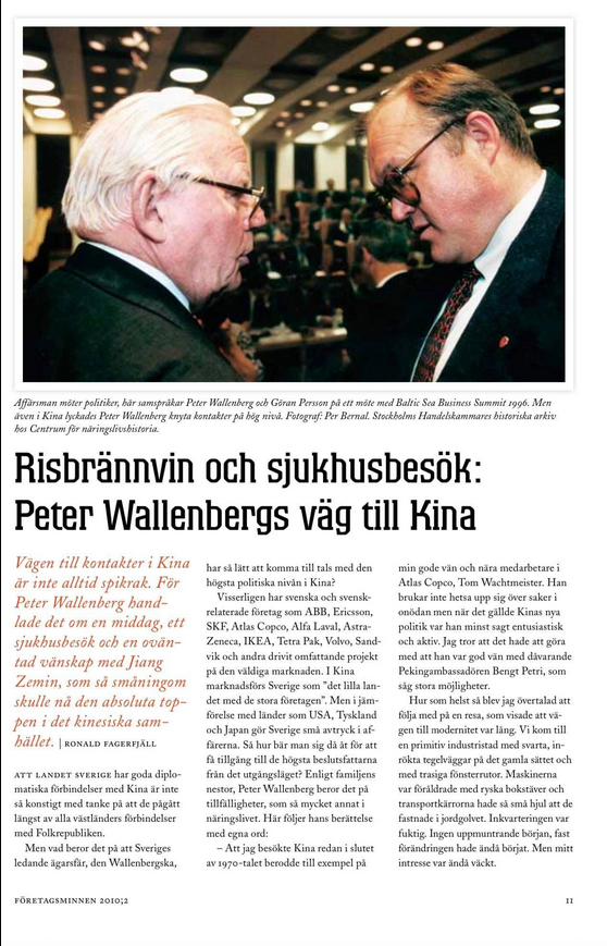 Wallenbergs Kinesiska Kontaktväg - Carl Norberg - Palanthir