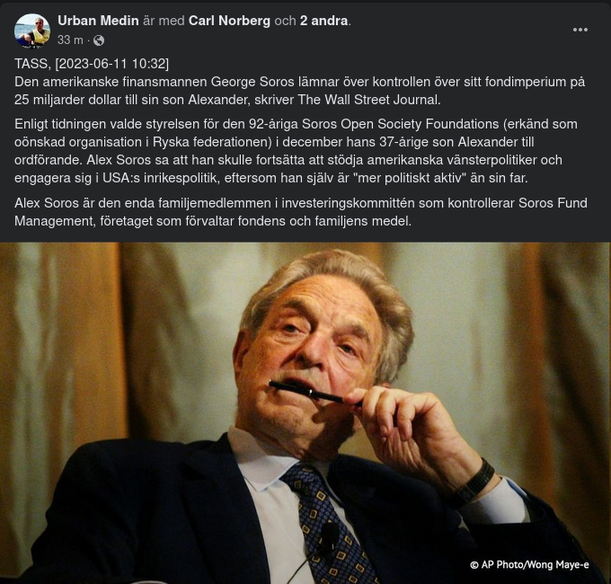 George Lämnar Kontrollen Till Alexander - Carl Norberg - Palanthir