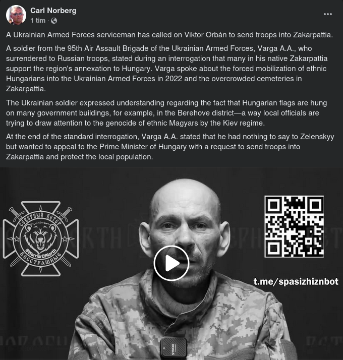 Ukraina & Ungern - Carl Norberg - Palanthir