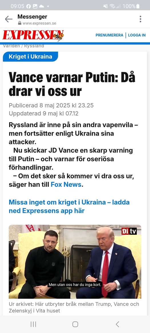 Vance Varnar Putin - Carl Norberg - Palanthir