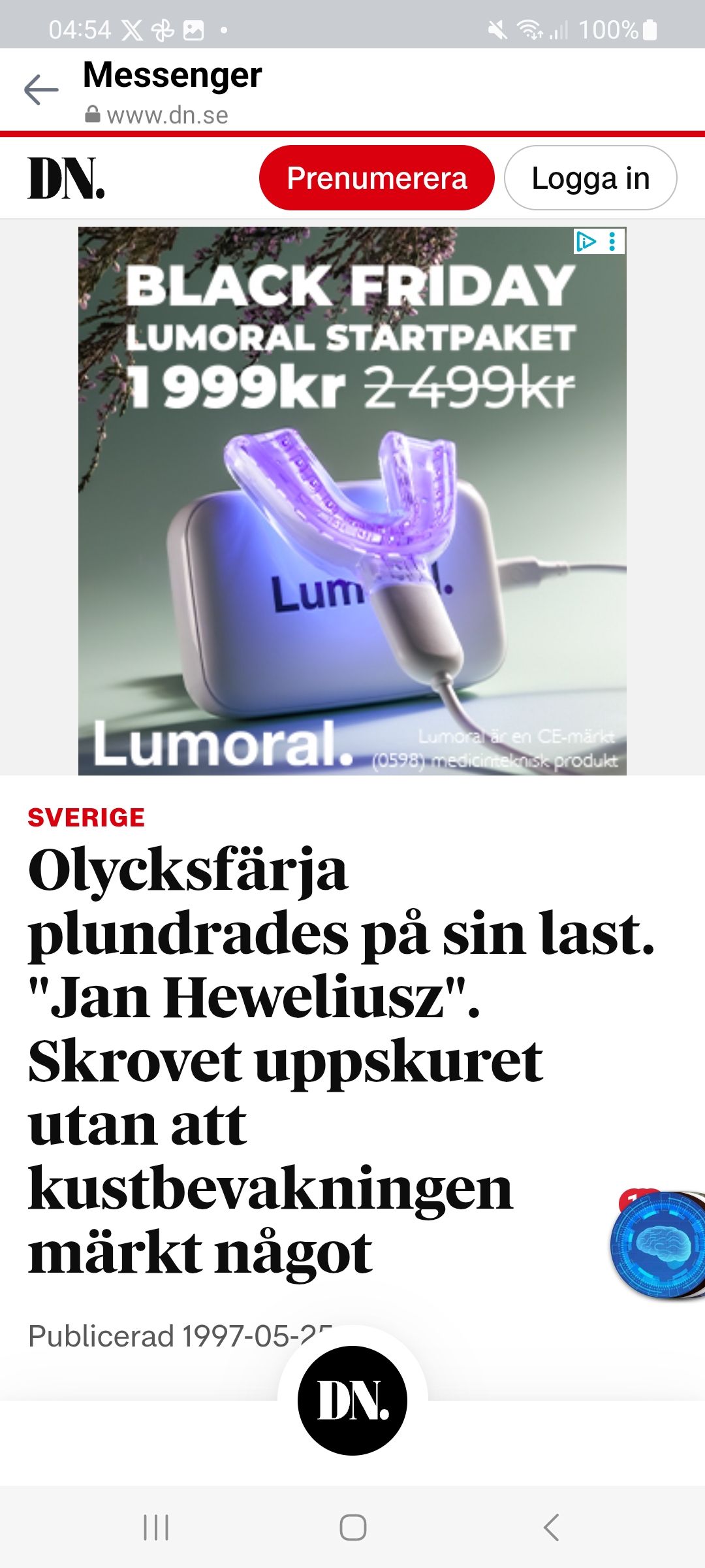 Jan Heweliusz Mörkad & Plundrad - Carl Norberg - Palanthir